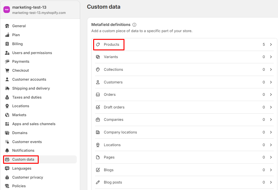 Add Product Metafield to your Page - Help Center