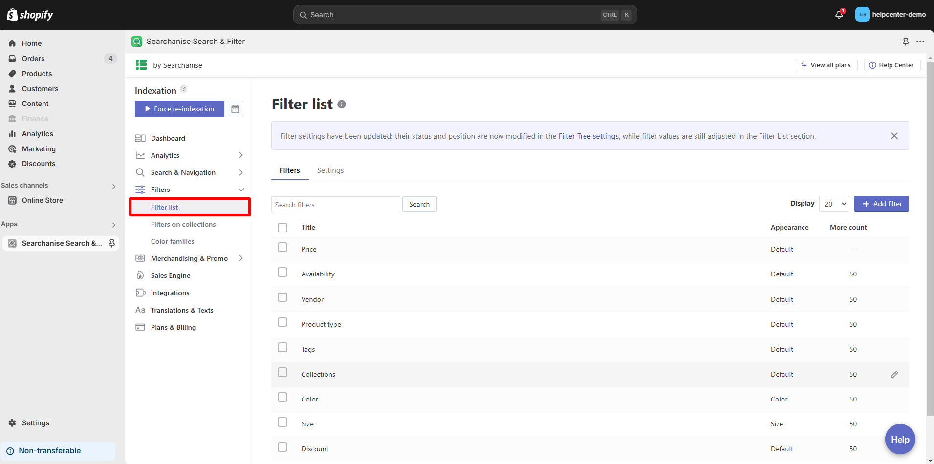 Searchanise Search & Filter - Help Center