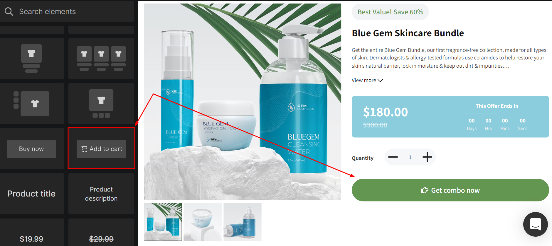 Product Add To Cart Button Element Help Center