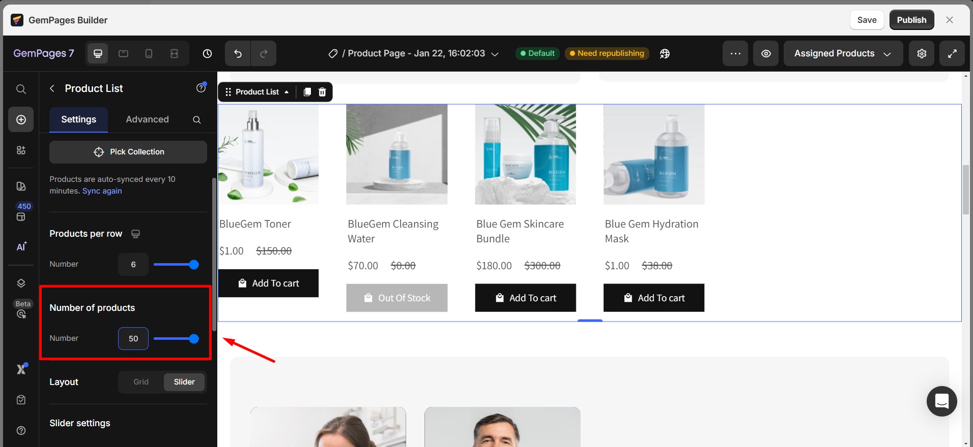 Product List Element - Help Center