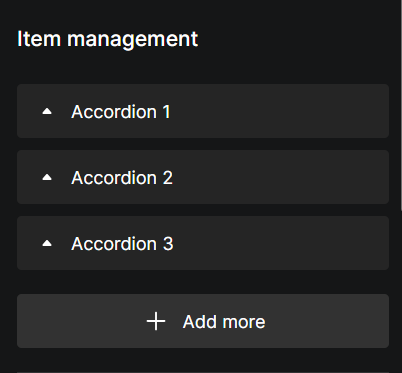 Accordion Element - Help Center