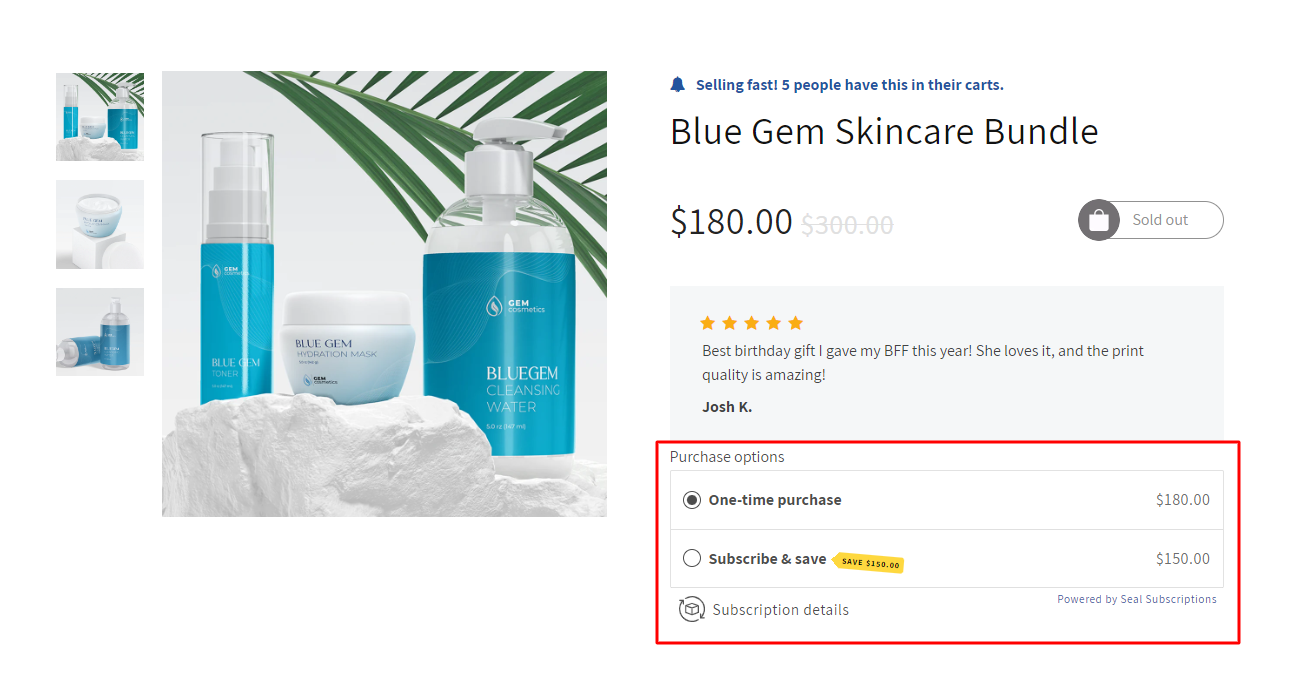 Seal Subscriptions - Help Center