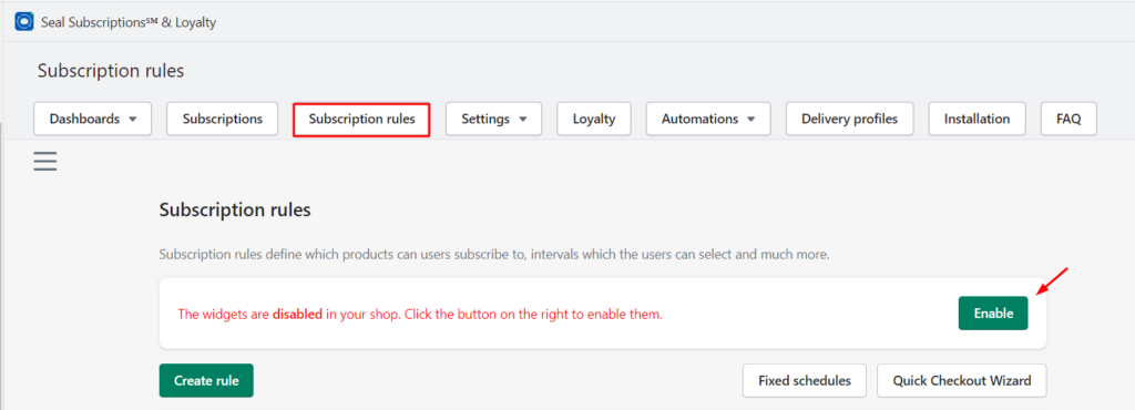 Seal Subscriptions - Help Center