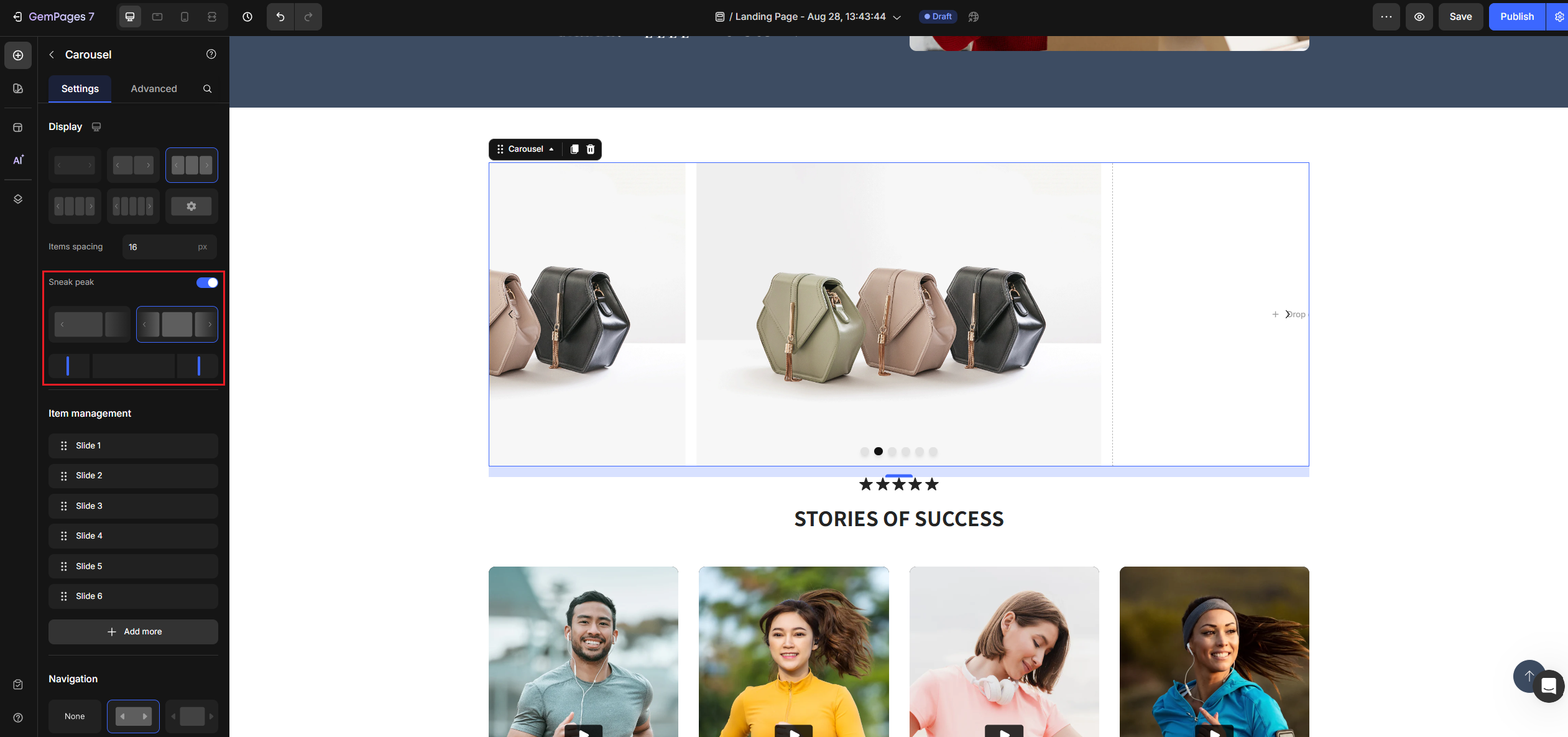 Carousel Element - Help Center