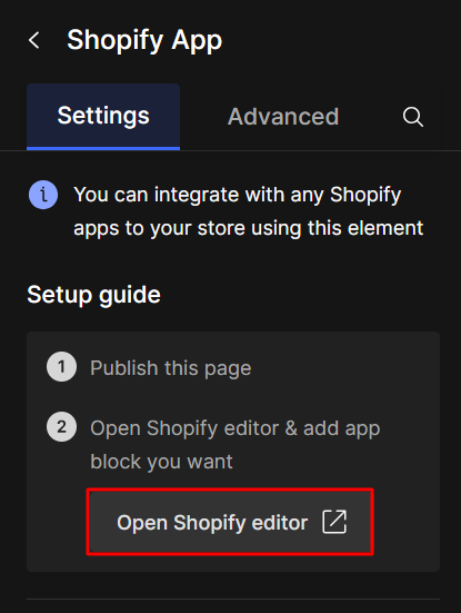 Shopify App Element - Help Center