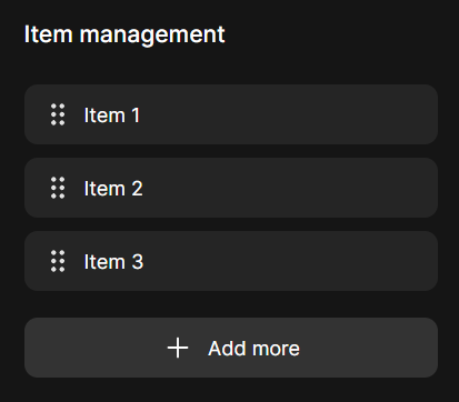 Item List - Help Center