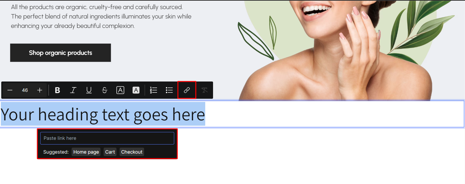 Create a Link to Scroll to a Specific Section on Your Page - Help Center