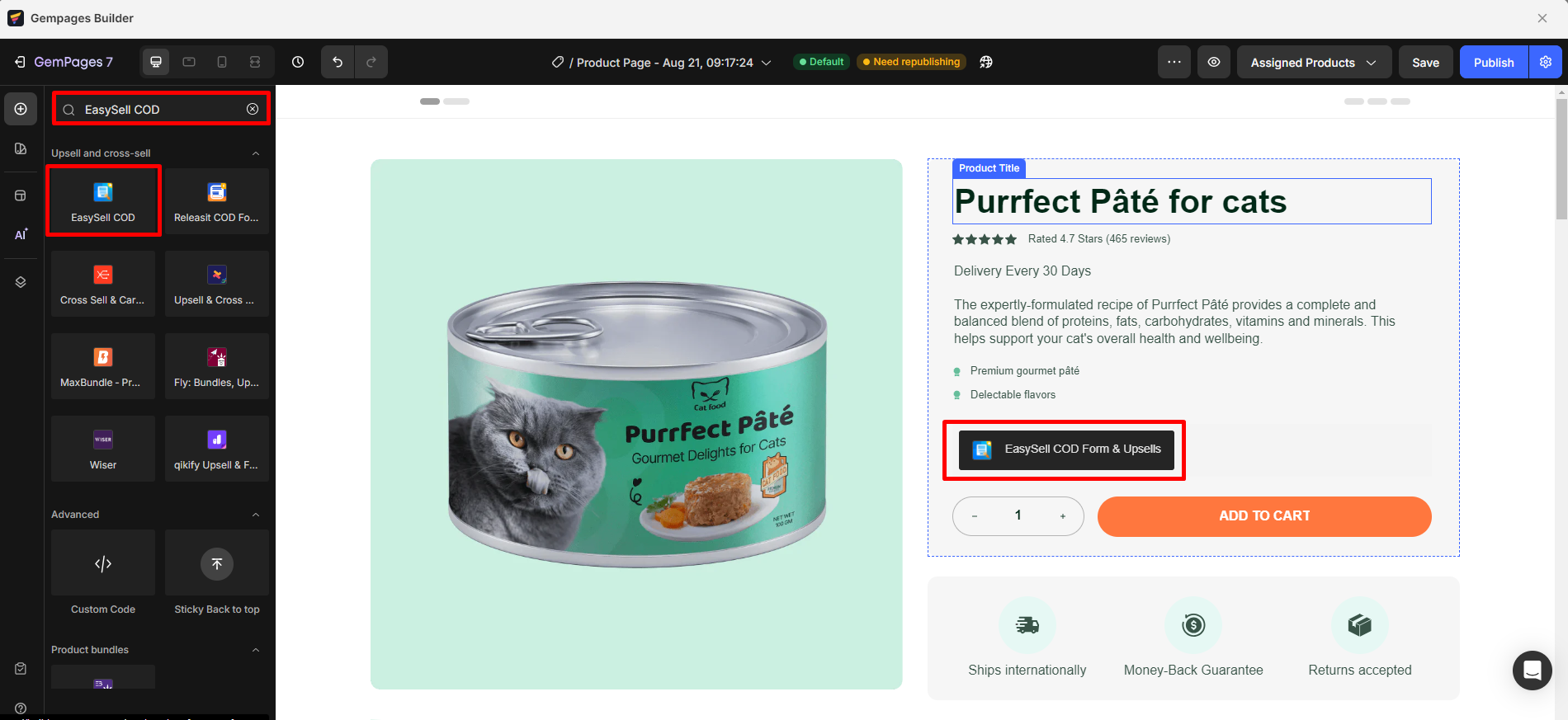 EasySell COD Form & Upsells - Centro de Ayuda