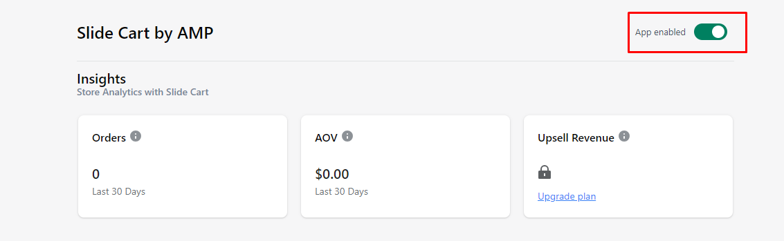 Slide Cart Drawer by AMP - Help Center