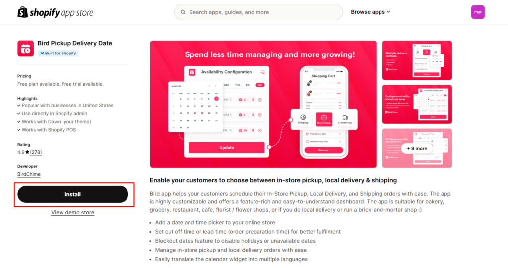 Fecha de entrega de recogida de aves - Centro de ayuda
