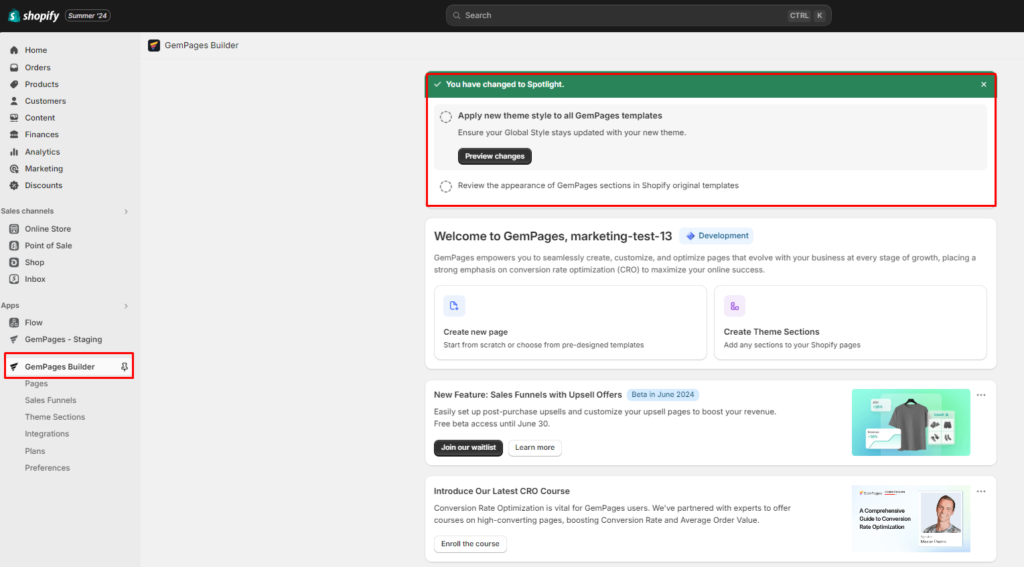 Edit Shopify Original Templates with GemPages - Help Center