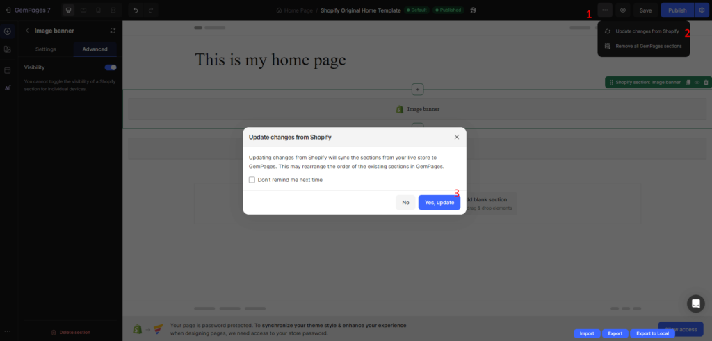 Edit Shopify Original Templates With Gempages Help Center