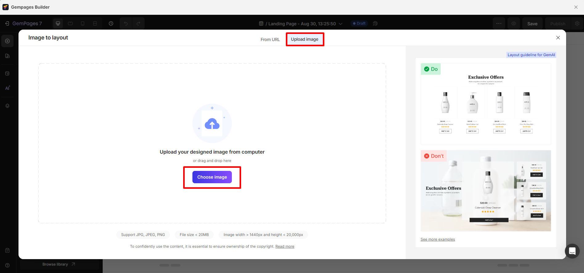 Generate Editable Layout with GemAI: Image-to-Layout Feature - Help Center