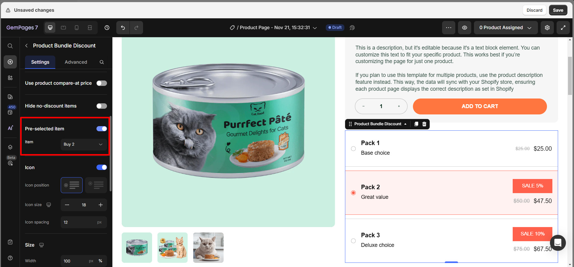 Bundle Discount Element - Help Center