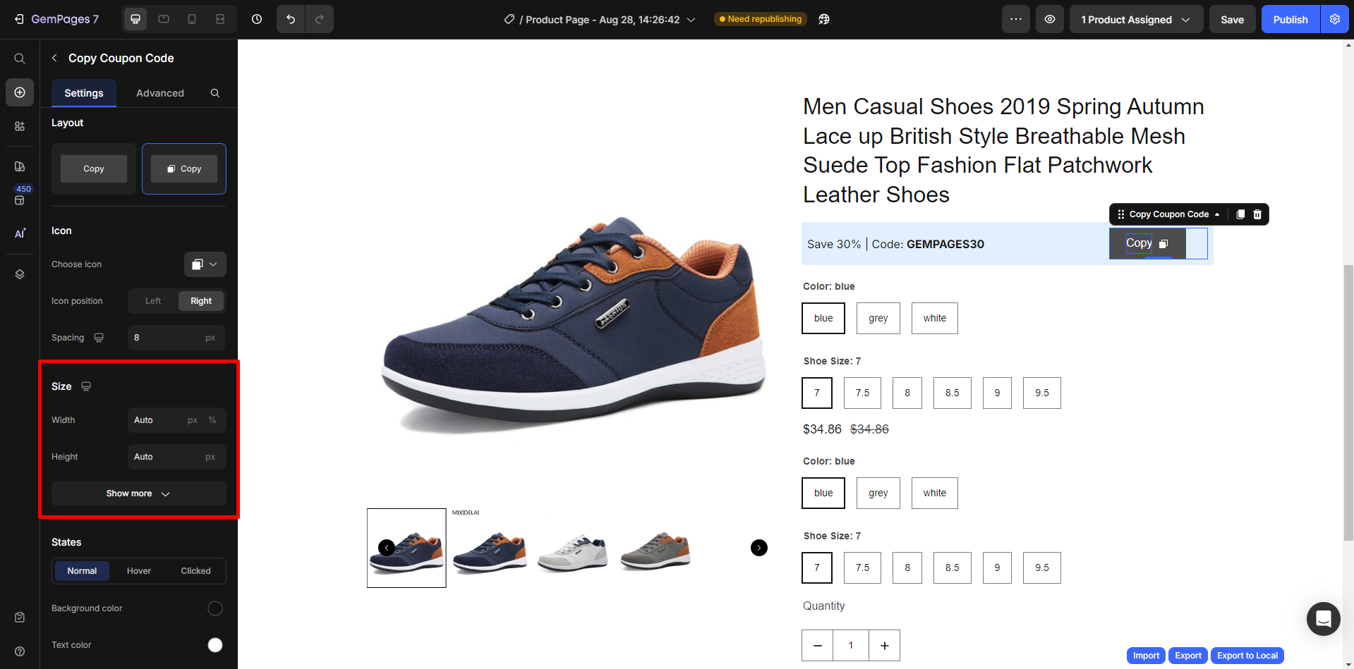 Copy Coupon Code Button - Help Center