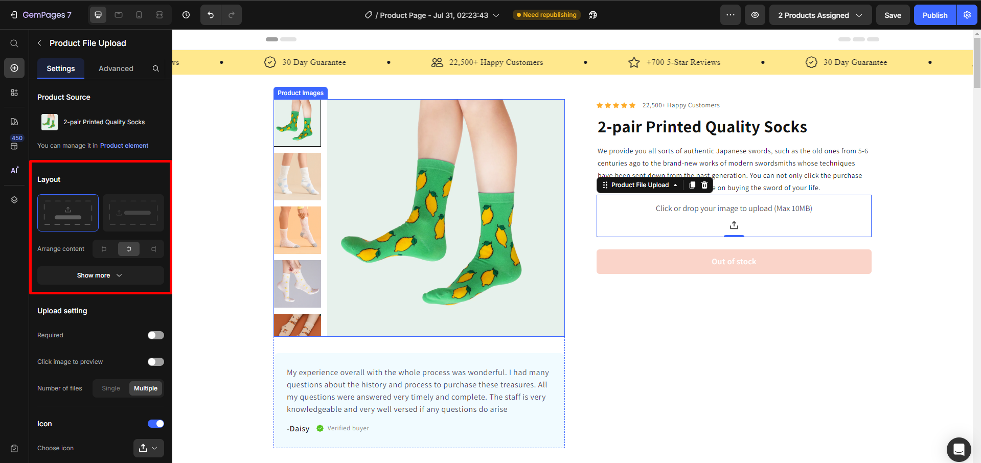 Product File Upload - Help Center