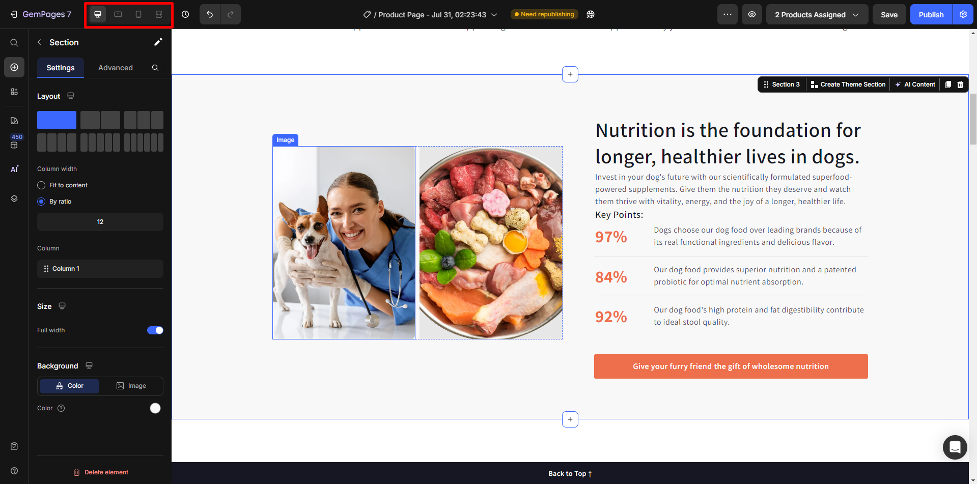 Add Negative Margin to An Element or Section - Help Center