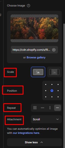 Background Settings Overview - Help Center