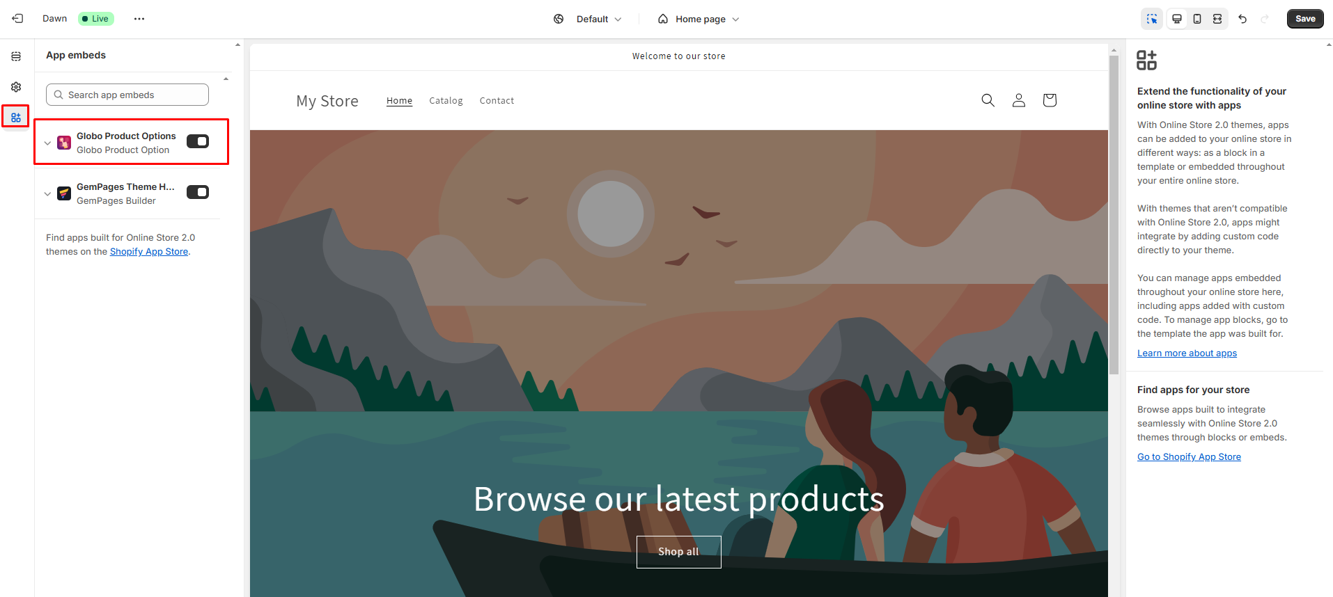 Globo Product Options, Variant - Help Center