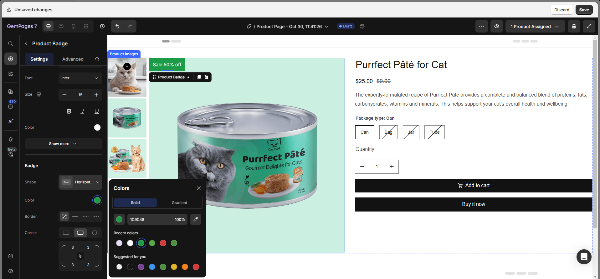 Design a Product Detail Section with Product Elements - Help Center