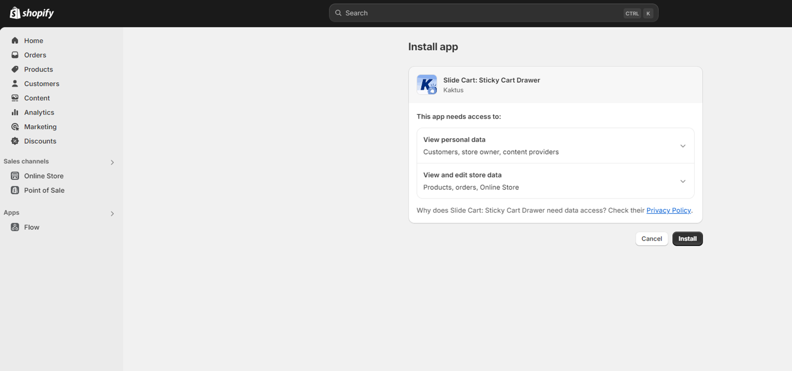 Slide Cart: Sticky Cart Drawer - Help Center
