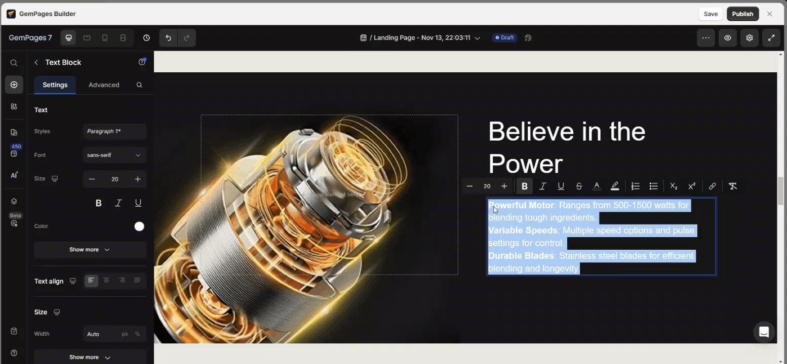 Live Text Editor - Help Center