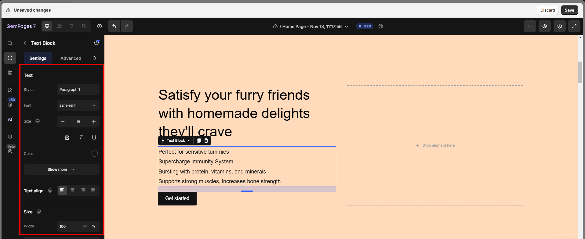 Design Hero Section with Hero Banner Element - Help Center