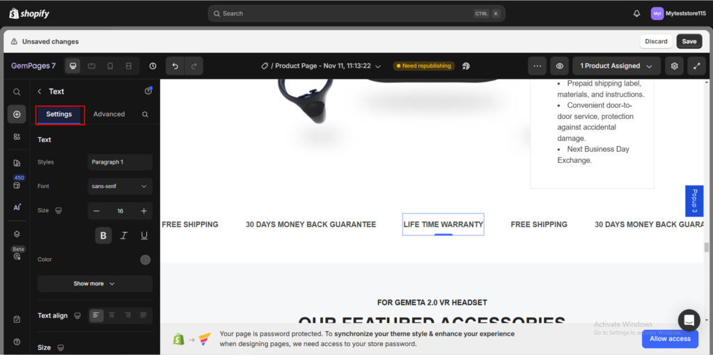 Design Announcement Bar section with Marquee element - Help Center