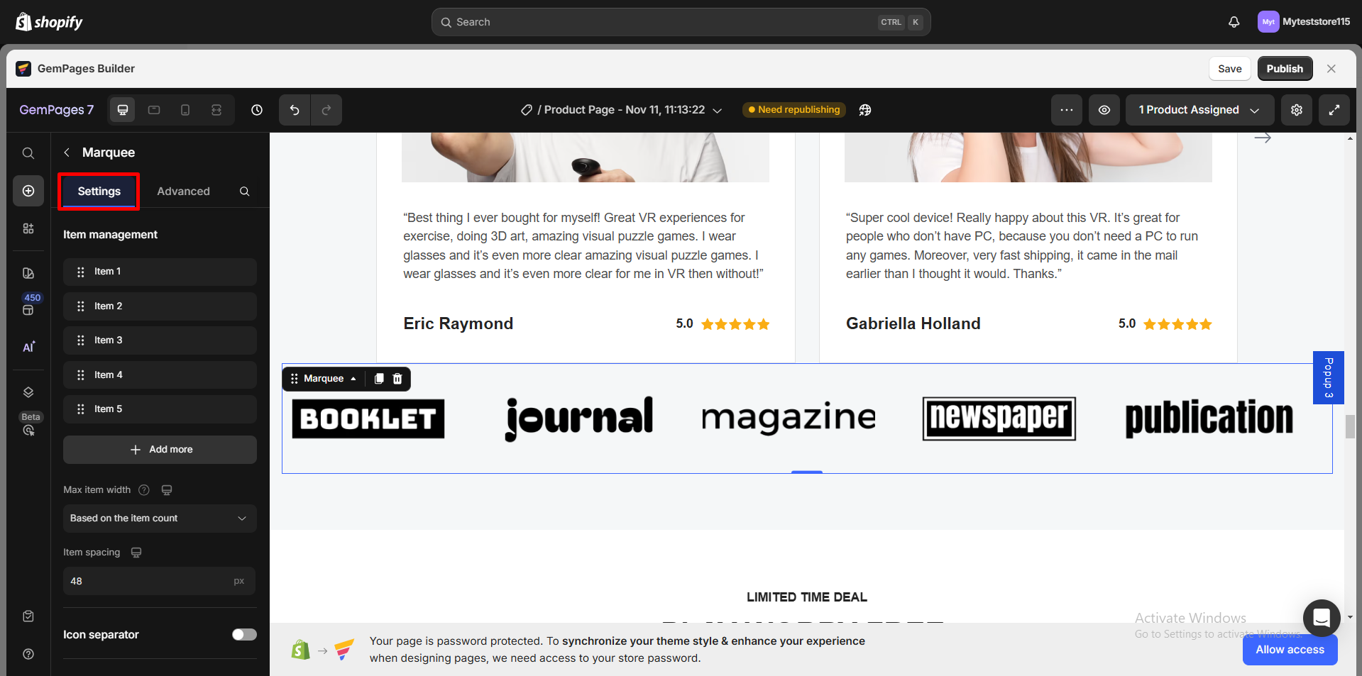 Design "Featured In" Brand Logos section with Marquee Element - Help Center