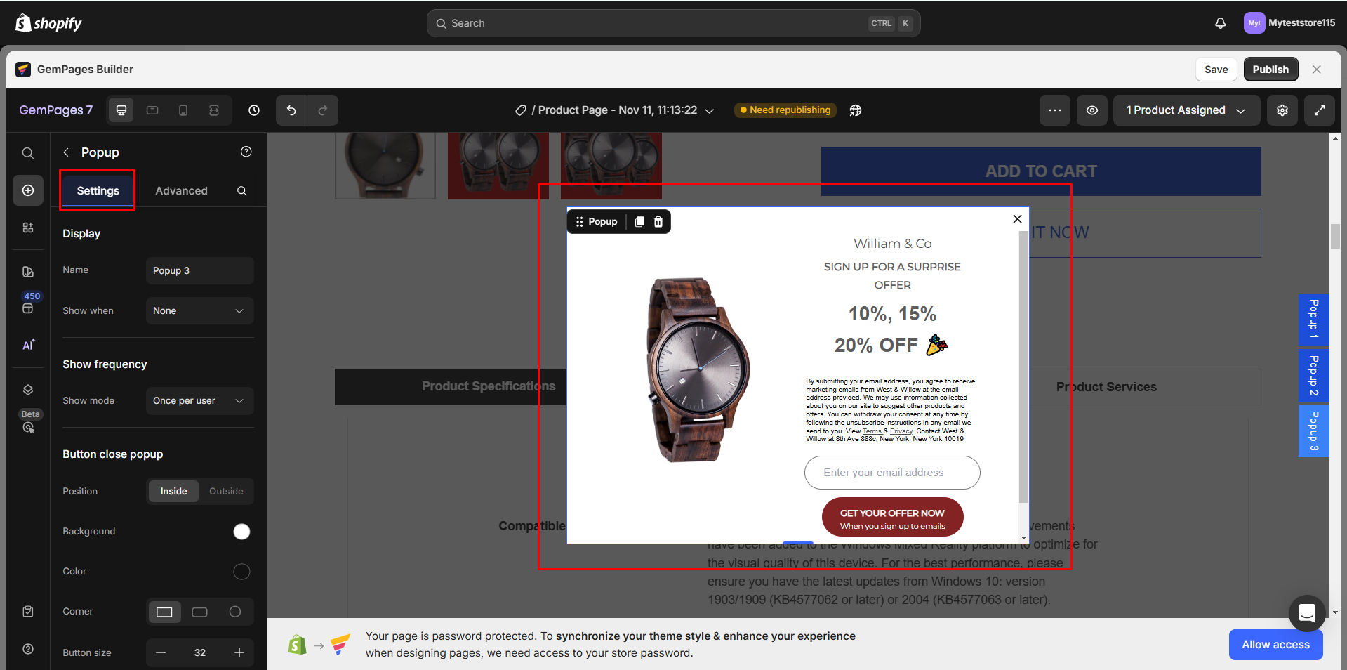 Design Opt-in Email Section with Newsletter & Popup Element - Help Center