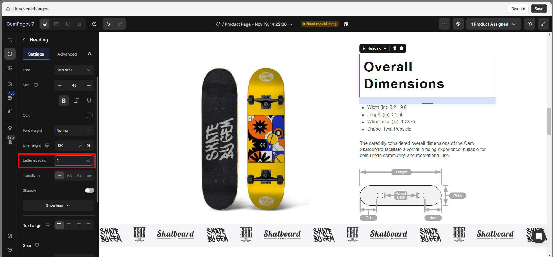 Change Text Styles - Help Center