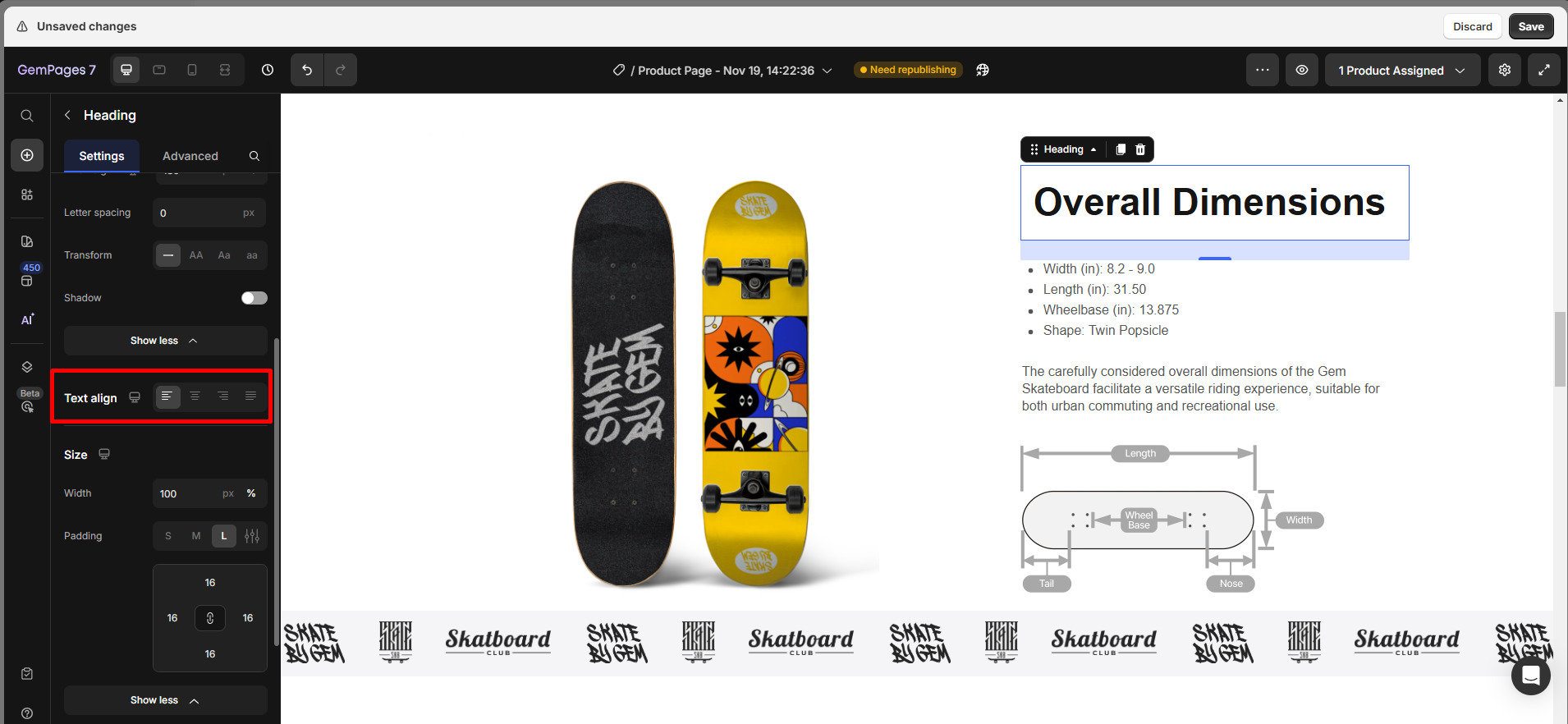 Change Text Styles - Help Center