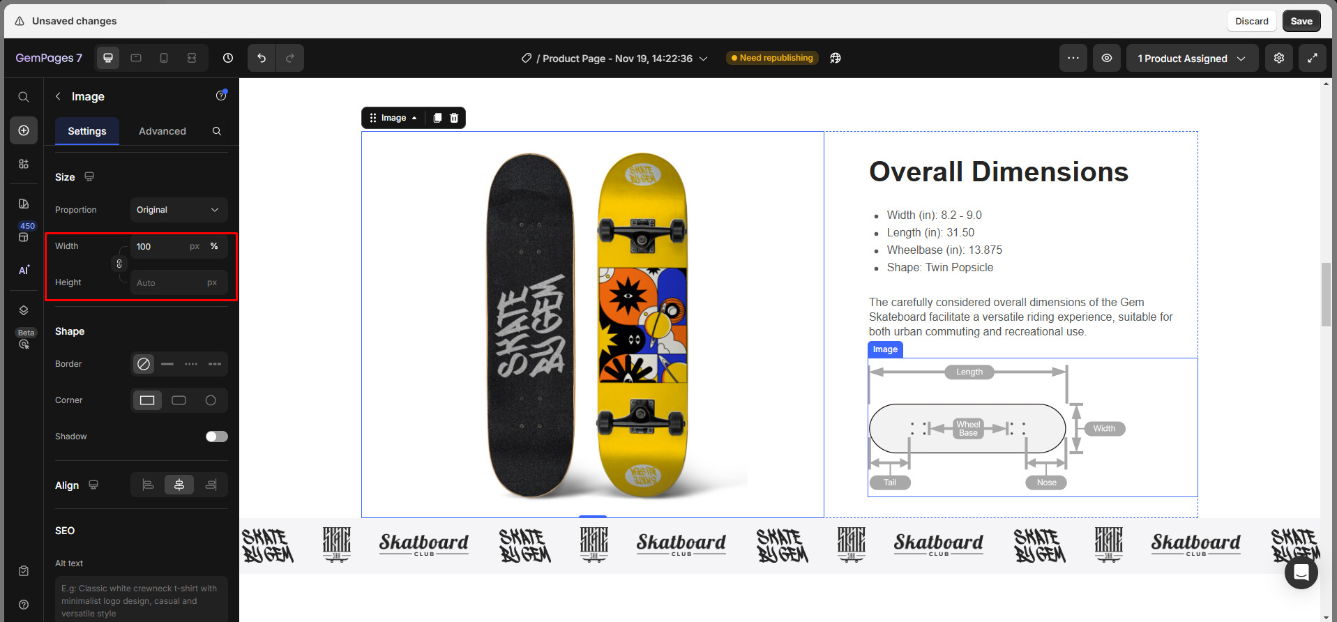 Size & Dimension Overview - Help Center