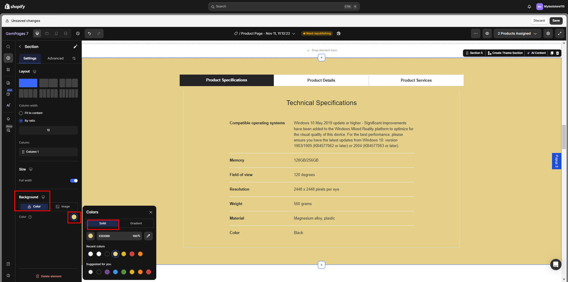 Set Image Background & Color - Help Center