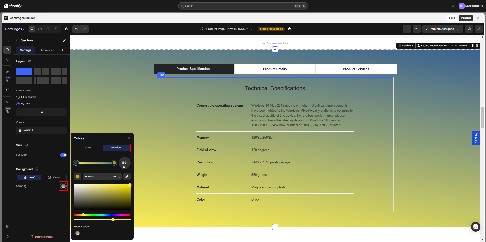Set Image Background & Color - Help Center