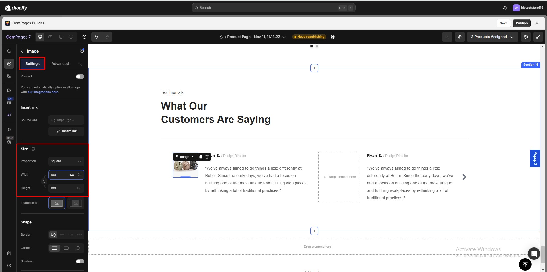 Design Circle Image with Border Radius 50% - Help Center