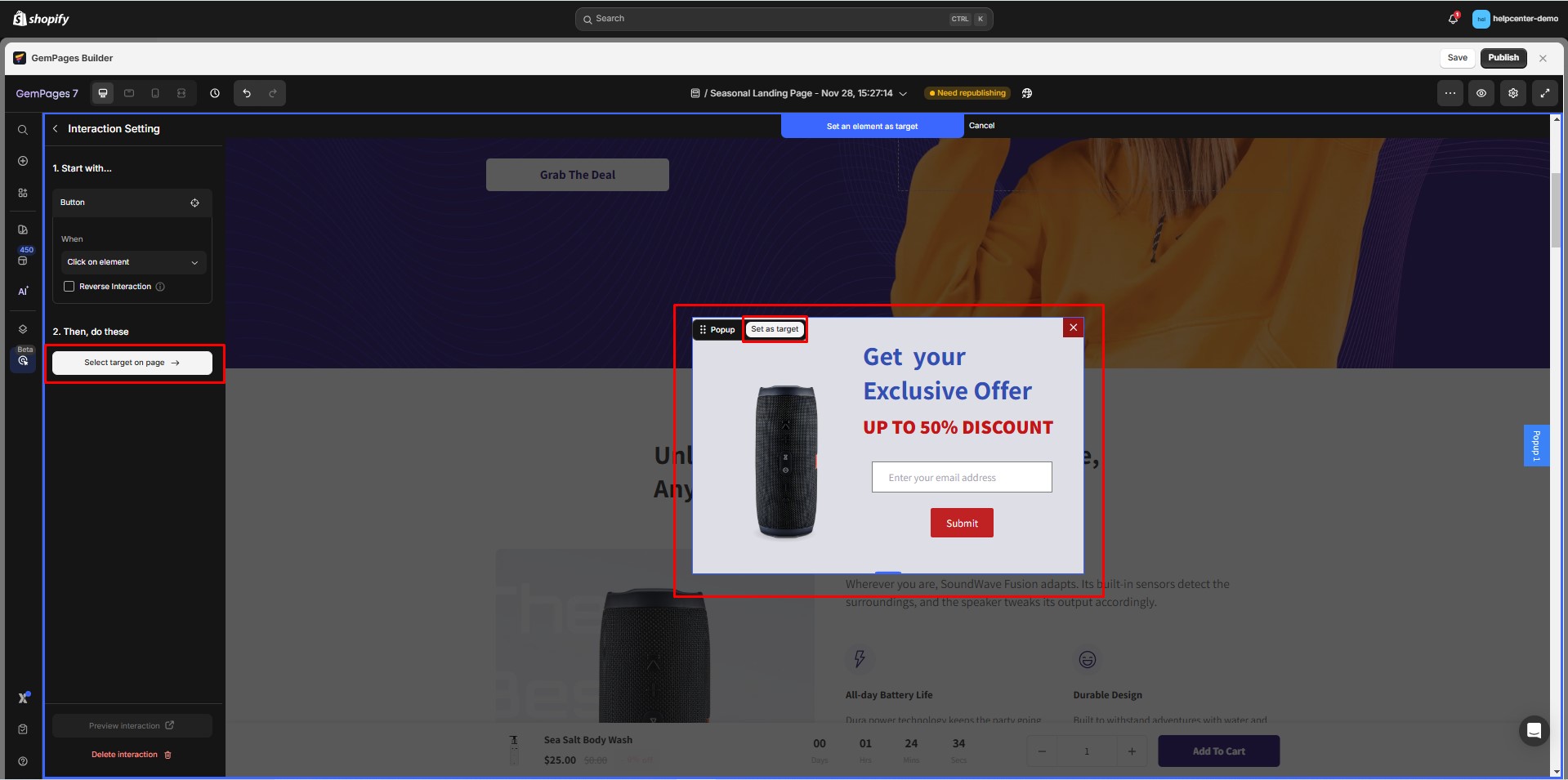 Trigger a Popup to Display with Interactions - Help Center