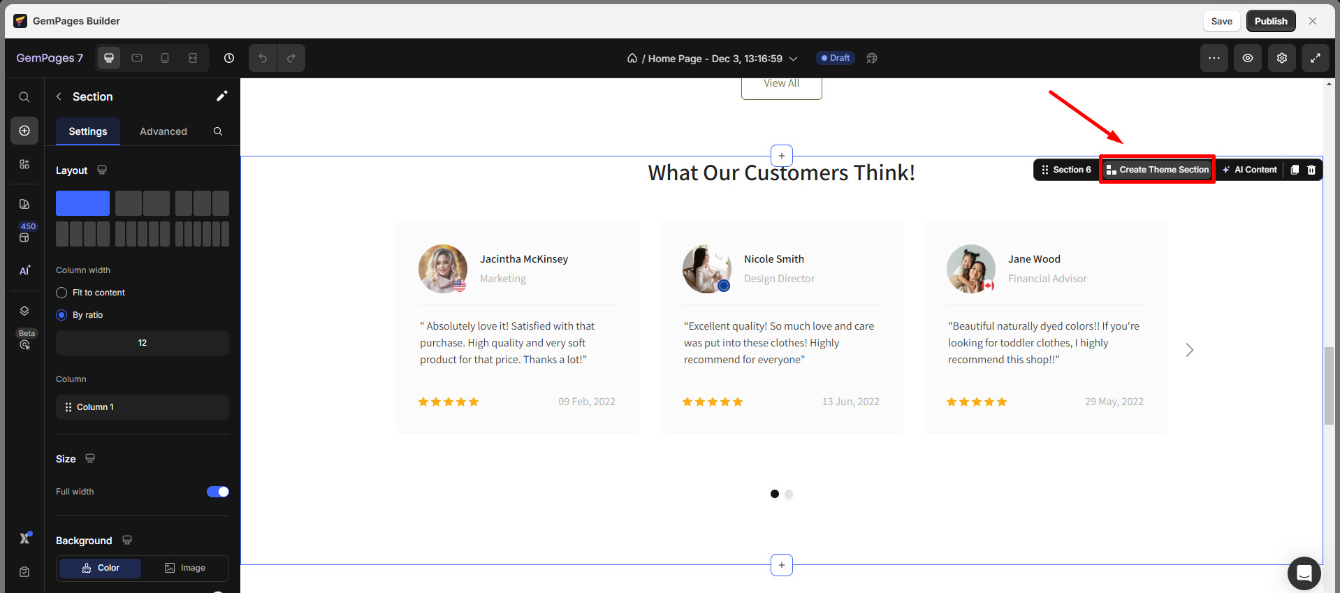 Insert Theme Section into my Shopify Theme - Help Center