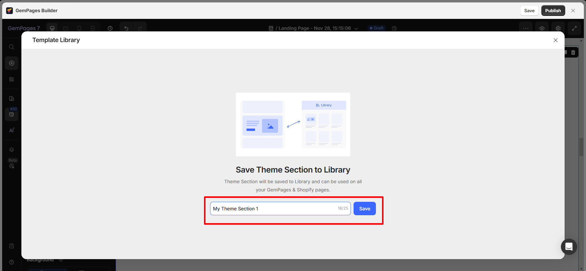 Insert Theme Section into my Shopify Theme - Help Center