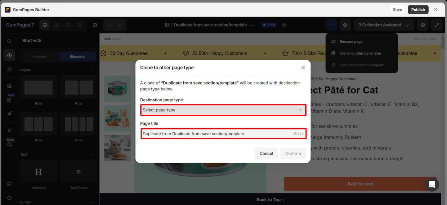 Change Page Type - Help Center