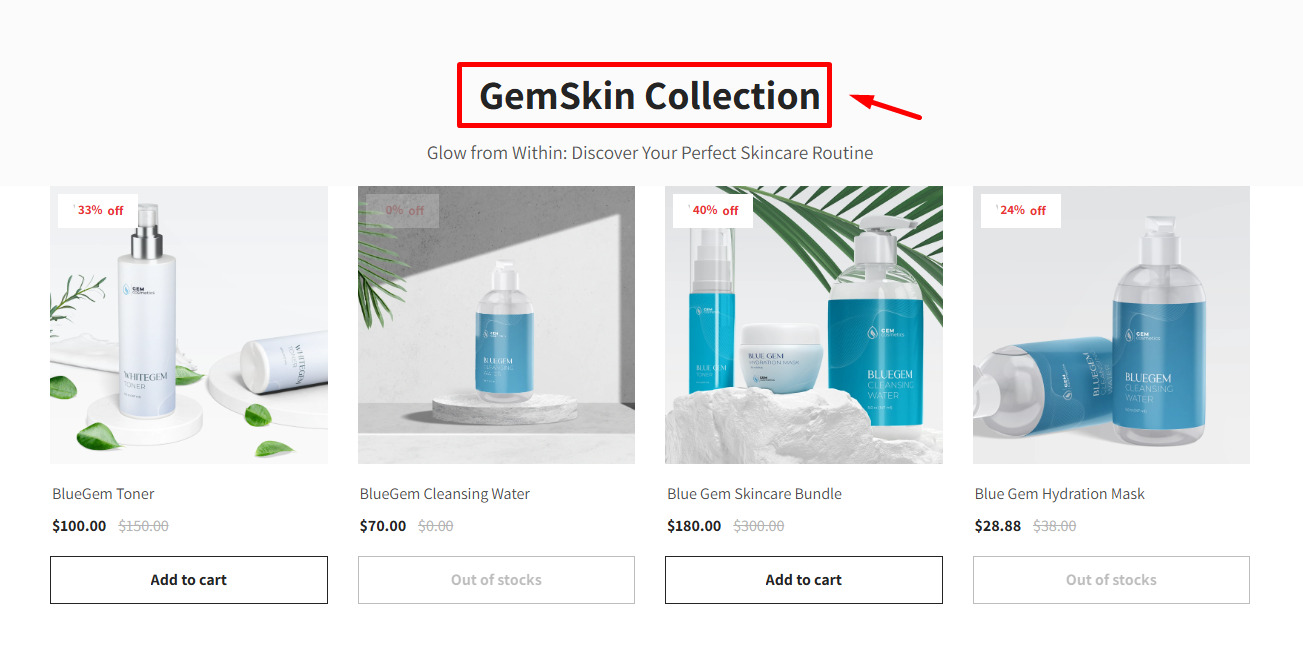 Collection Title Element - Help Center