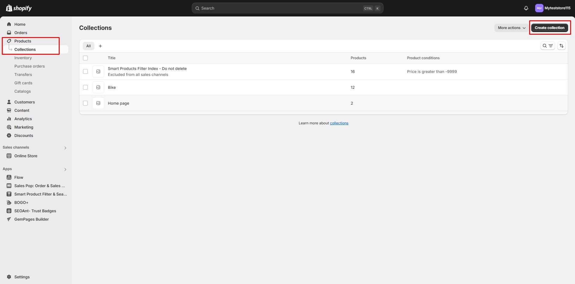Create A New Shopify Collection Page Help Center