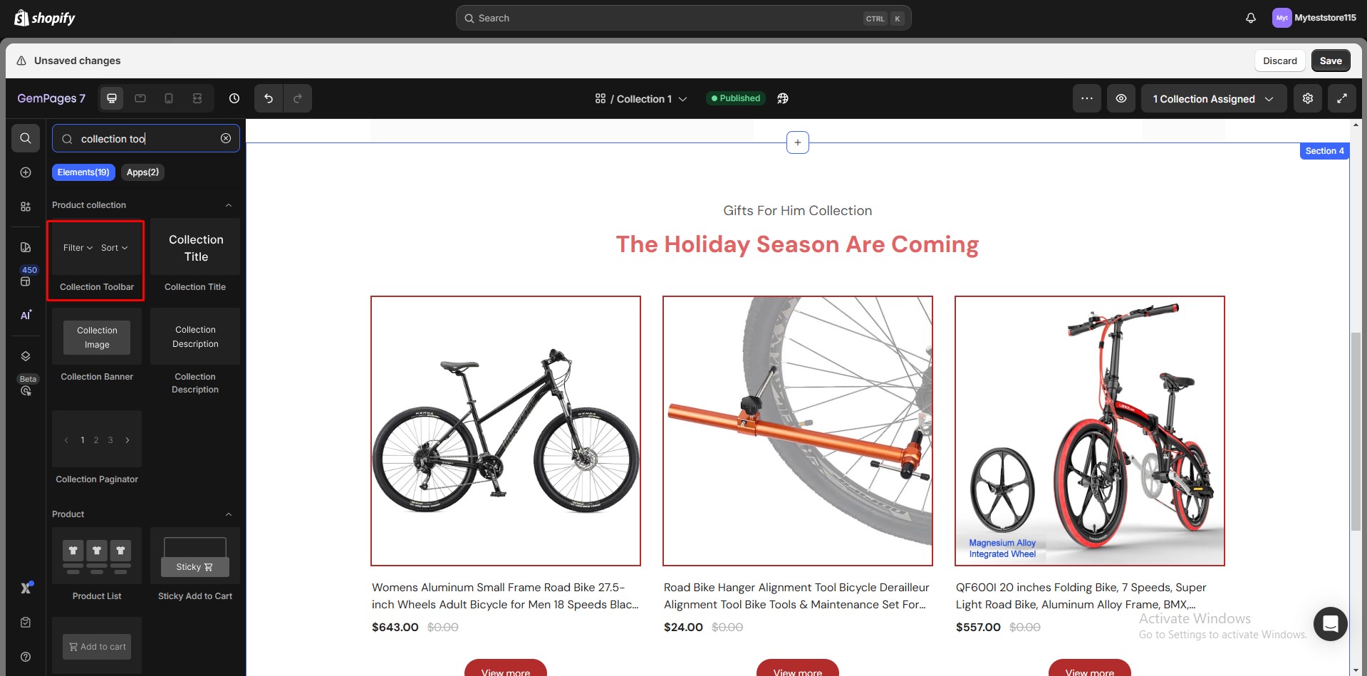 Add Collection Filter & Toolbar with Collection Toolbar Element - Help ...