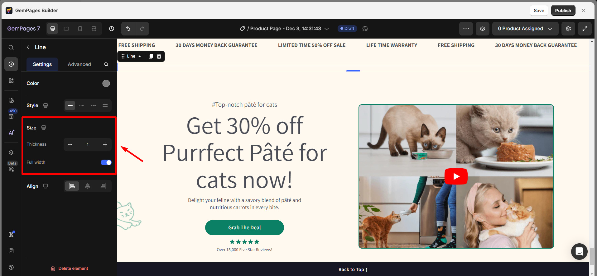 Line (Divider) Element - Help Center