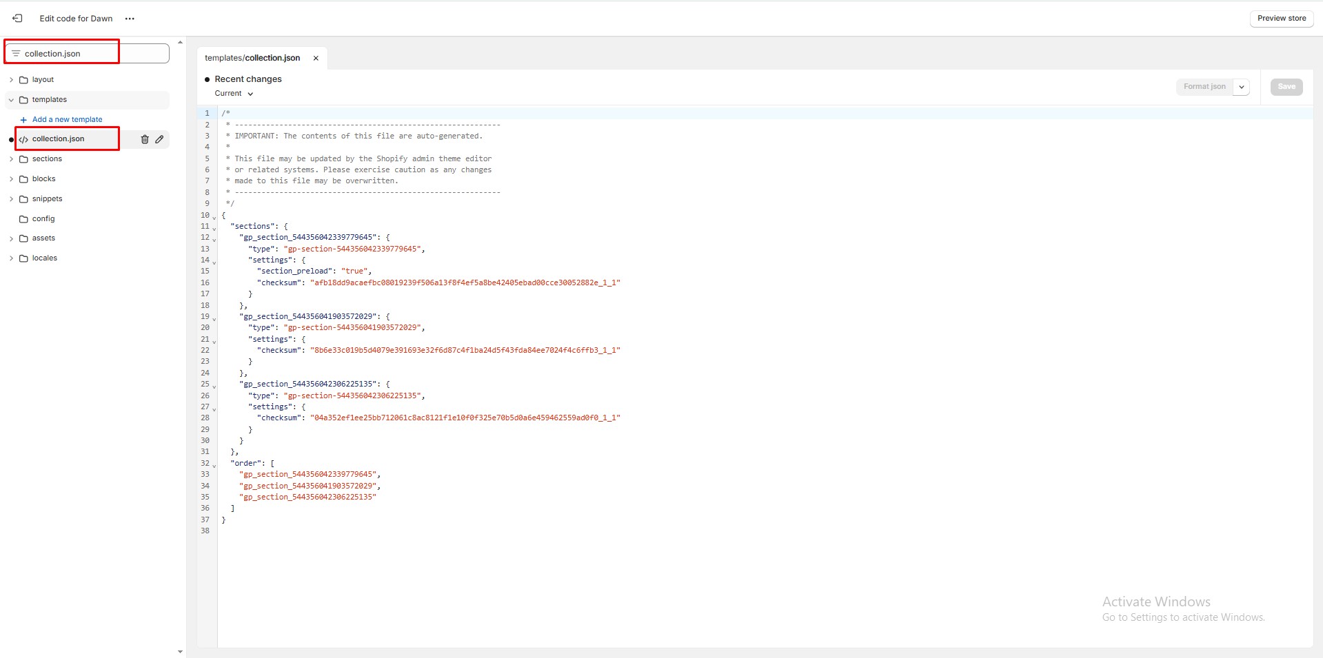 Replace your Default Collection Page with GemPages Collection Template