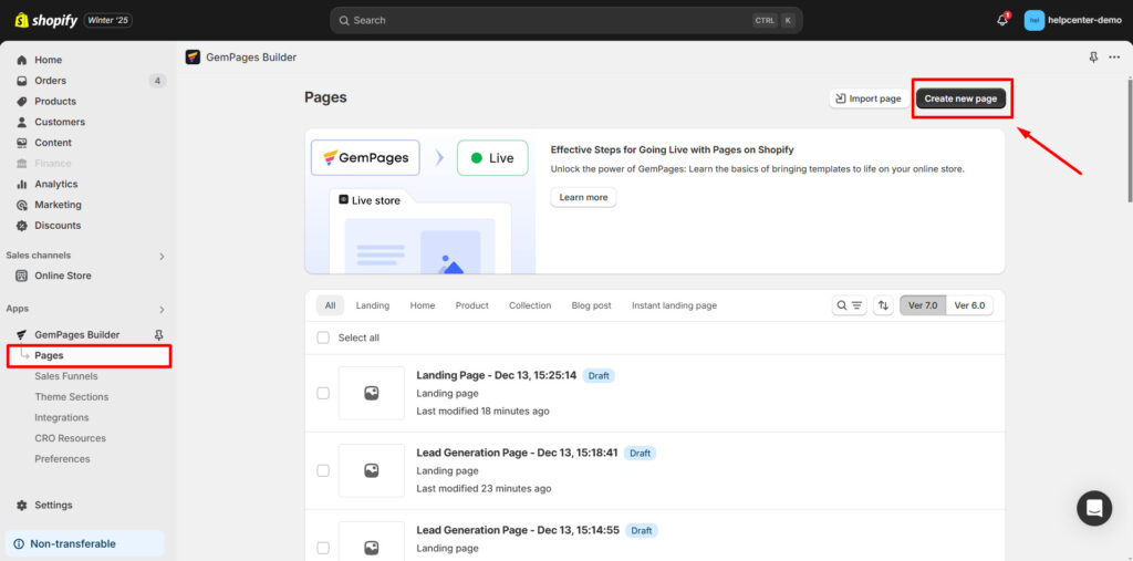 Create a Lead Gen Landing Page - Help Center