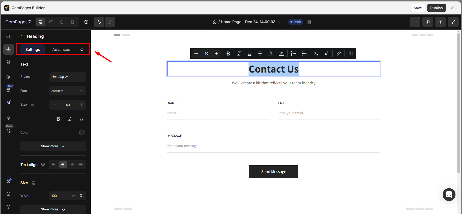 Design a Better Contact Us with GemPages - Help Center