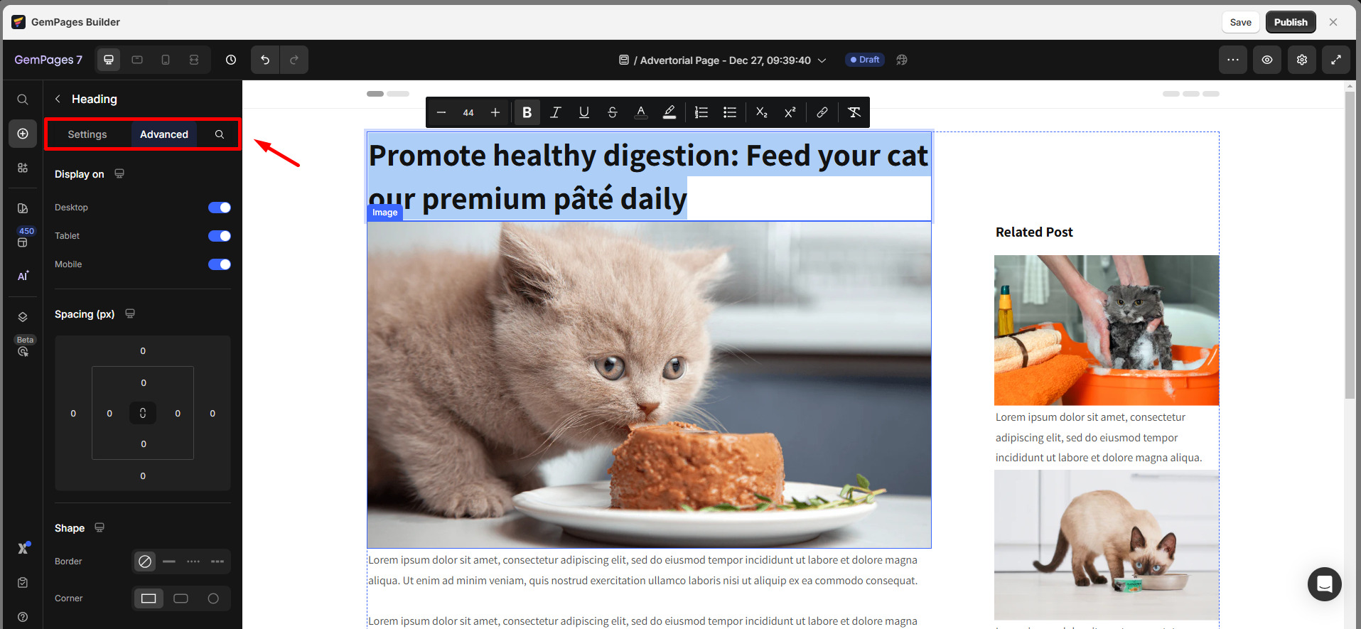 Create an Advertorial or Listicle Page - Help Center