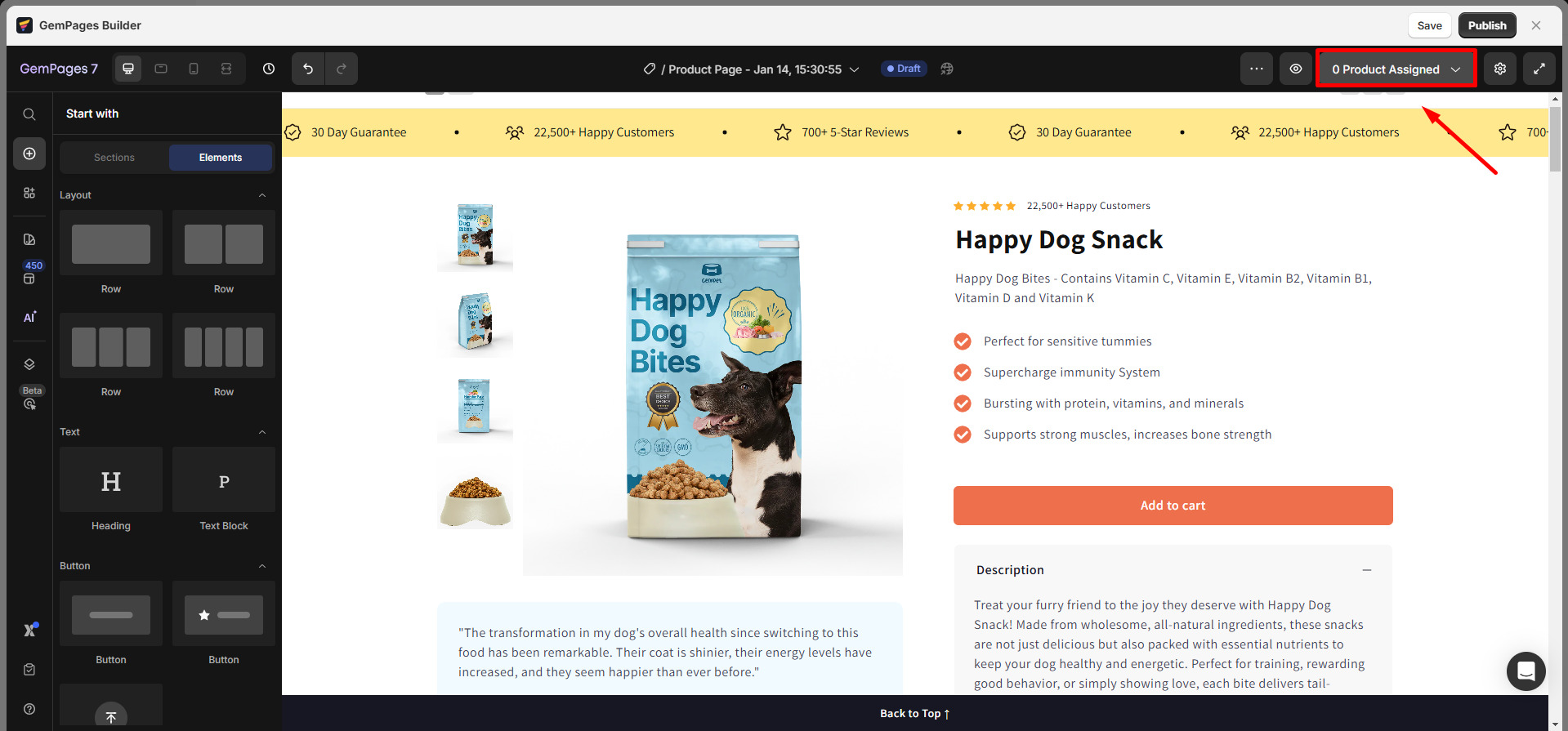 Crear una página de producto con una plantilla - Centro de ayuda