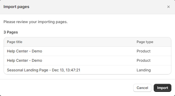 Can I Transfer a GemPages Template to Another Shopify Store? - Help Center